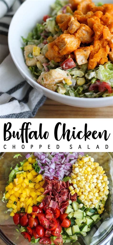 Buffalo Chicken Chopped Salad