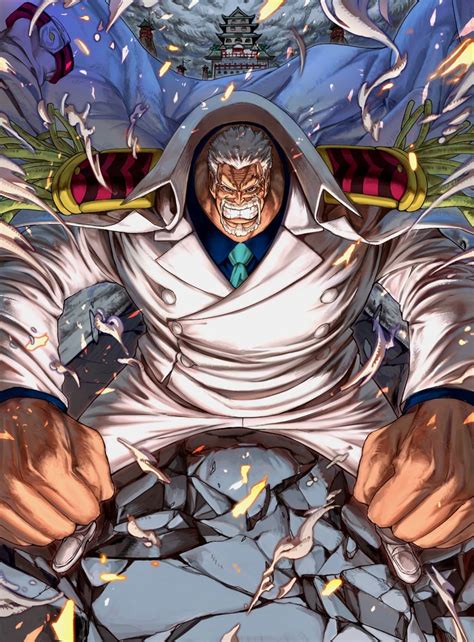 Monkey D Garp One Piece Drawn By Satomaru Danbooru