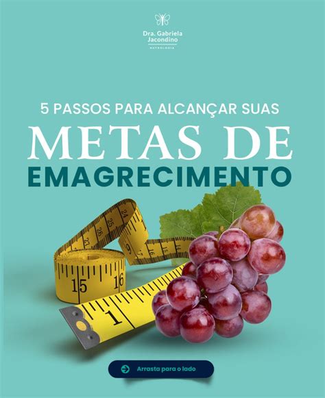 5 passos para alcançar suas metas de emagrecimento