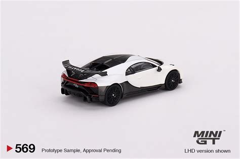 Mô hình xe Bugatti Chiron Pur Sport White tỉ lệ 1 64 MiniGT Cửa Hàng