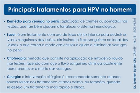 HPV No Homem Como Identificar Dr Jonathan Doyun Cha