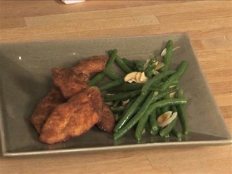Repas Divin Poulet Croustillant Au Curry Et Haricots Verts Aux
