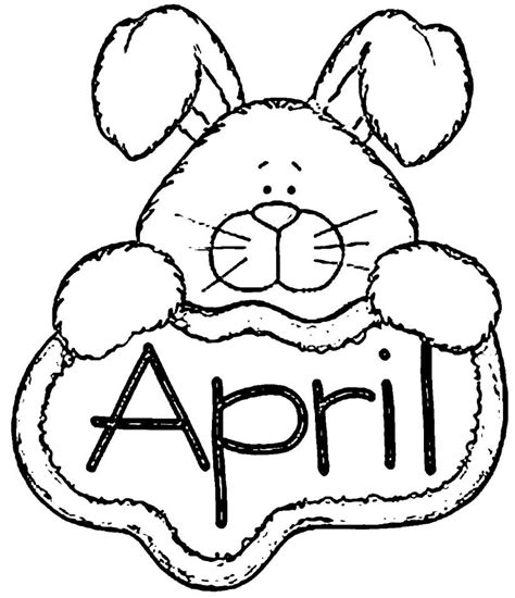 Dibujos De Abril Imprimible Para Colorear Para Colorear Pintar E