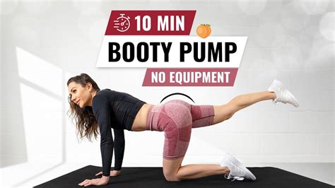 10 MIN BOOTY PUMP WORKOUT AT HOME No Equipment YouTube