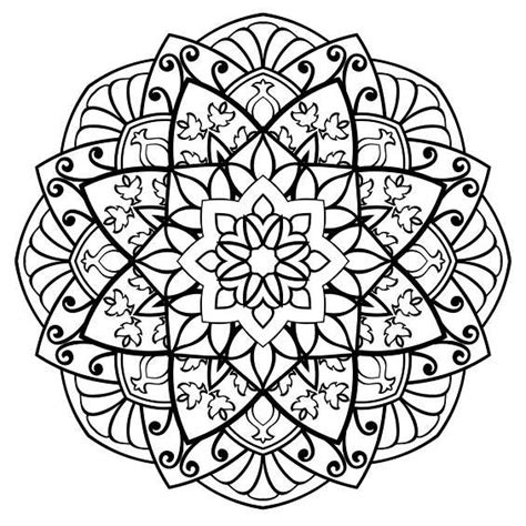 Mandalas Difíciles Para Colorear Complejos y Detallados