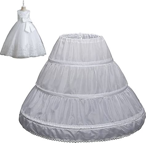 Jikekiroto Jikekiroto Reifrock Mädchen Petticoat Unterrock 3 Creolen
