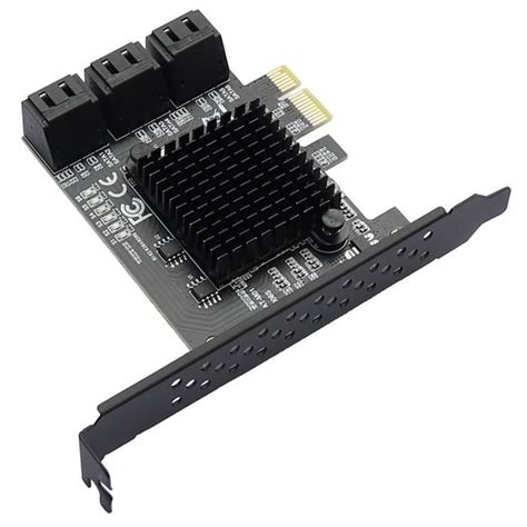 Chip ASM1166 Carte PCIe SATA III 6 ports carte contrôleur PCIe SATA