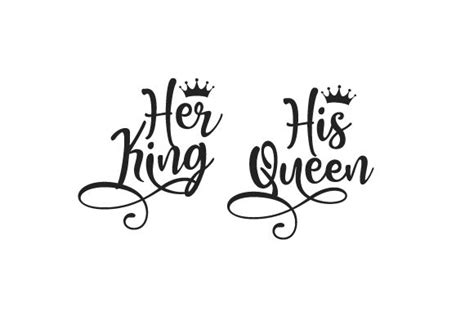 His Queen Her King SVG Crown SVG Black History Month SVG