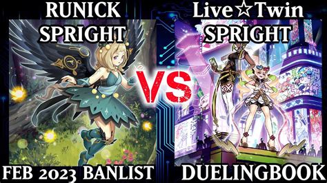 Runick Spright Vs Live Twin Spright High Rated Dueling Book YouTube