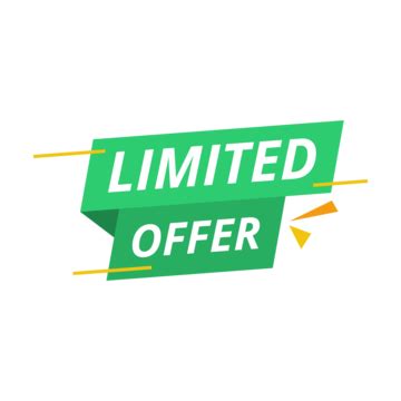 Limited Offer Banner Element Vector Limited Offer Banner Limited