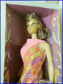 Nrfb Vintage Brunette Marlo Flip Twistn Turn Tnt Barbie Doll Mod 1160