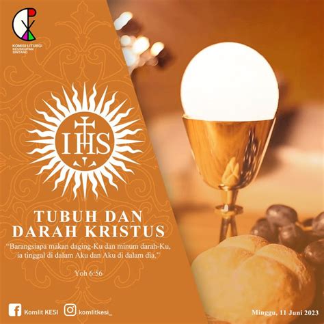 Hari Raya Tubuh Dan Darah Kristus Komlit Kesi Design