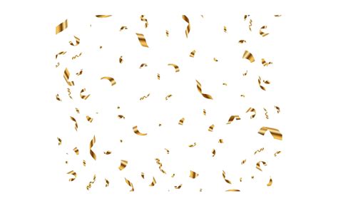 Gold Confetti PNG Image