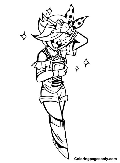 26 Colette Brawl Stars Coloring Pages ColoringPagesOnly