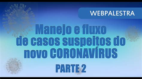 Coronavírus Vigilância manejo e fluxo de casos suspeitos 2019 n CoV