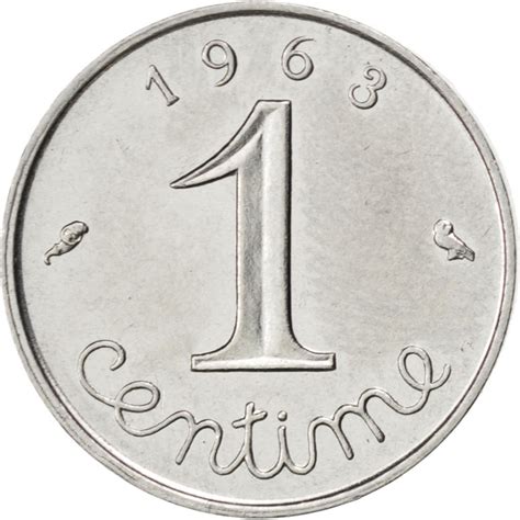 85036 Vème République 1 Centime Epi 1963 KM 928 TTB 1 Centime De