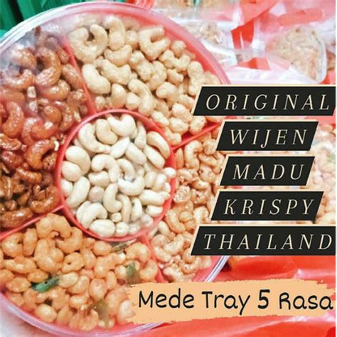 Jual Kacang Mede Kacang Mete 5 Varian Rasa Atau 1 Wadah 5 Tray Grade
