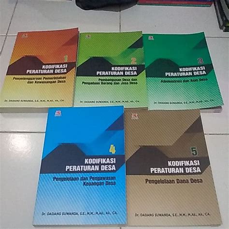 Jual KODIFIKASI PERATURAN DESA 1SET ISI 5 BUKU 1 PENYELENGGARAAN
