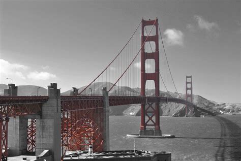 Wallpaper Cityscape Snow Bridge San Francisco California Golden