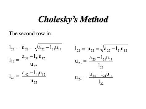 ppt lecture 11 lu decomposition powerpoint presentation free download id 5120908