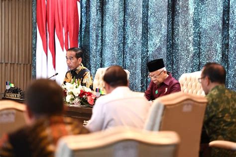 Sidang Kabinet Terakhir Maruf Amin Minta Prabowo Lanjutkan Program