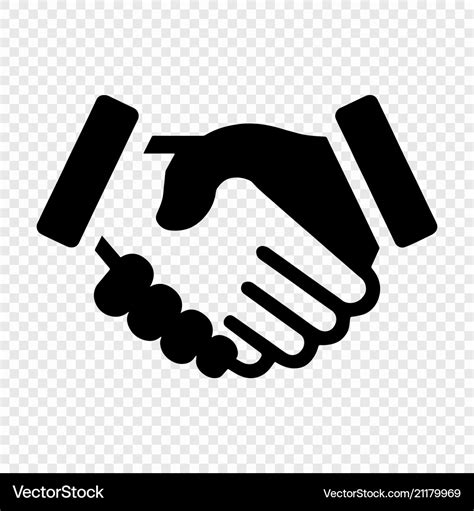 Handshake Icon Royalty Free Vector Image VectorStock
