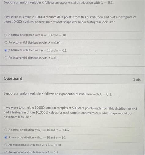 solved suppose a random variable x follows an exponential