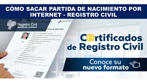 C Mo Sacar Partida Certificado De Nacimiento Por Internet Registro