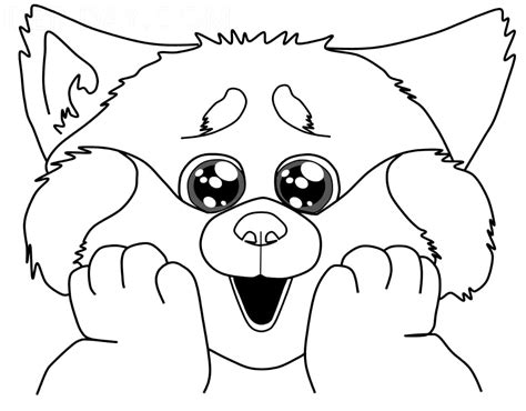 Disney Pixar Turning Red Coloring Page Free Printable Coloring Pages