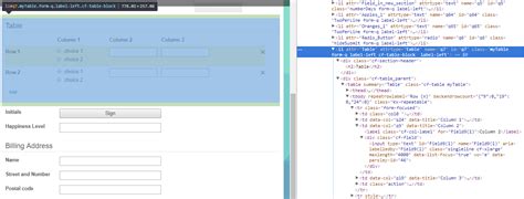 Customizing Tables With JavaScript Laserfiche Forms