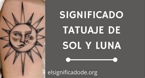 Significado Tatuaje Sol y Luna Te lo contamos aquí