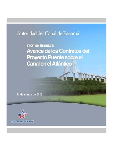 PDF Autoridad del Canal de Panamá NET Framework 2018 10 10