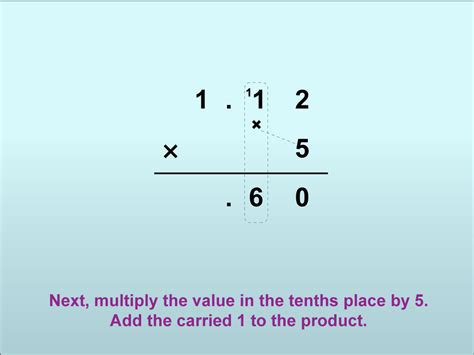 math clip art using place value to multiply decimals by whole numbers 15 media4math