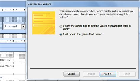 How To Create A Value List Combo Box Iaccessworld