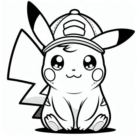Desenho do Pikachu para Colorir Diversão e Criatividade