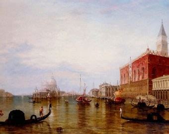 High Quality Venice Oil Painting On Canvas Hand Painted Art Etsy