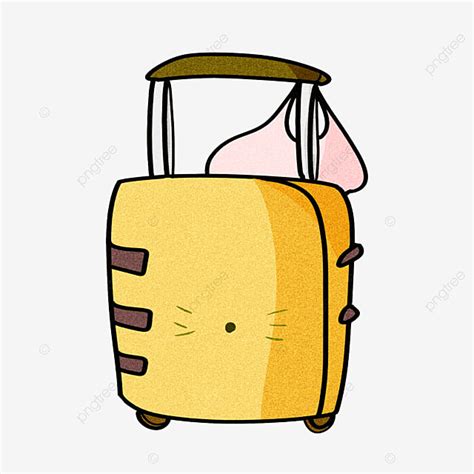 Pintado A Mano De Acuarela Maleta PNG Clipart De Maleta Vector De