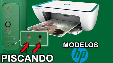 Resolvendo Impressora HP Led Piscando Luz De Tinta YouTube