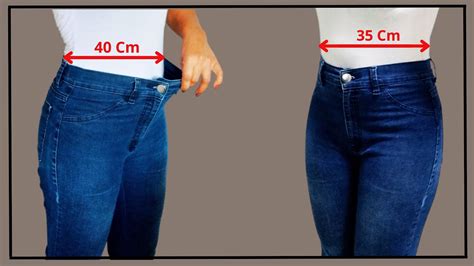 Como Apertar Calça Jeans Sem pence YouTube