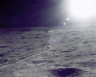 New 8x10 NASA Photo Apollo 14 Lunar Module Antares On The Moon EBay