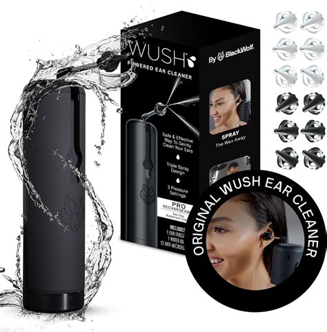 Amazon Wush Pro Water Powered Ear Cleaner With 12 Reusable