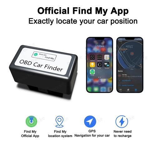 차량용 미니 GPS 추적기 OBD GPS 로케이터 찾기 애플 공식 Ap OBD GPS 음성 모니터 추적기 차량용 GPS