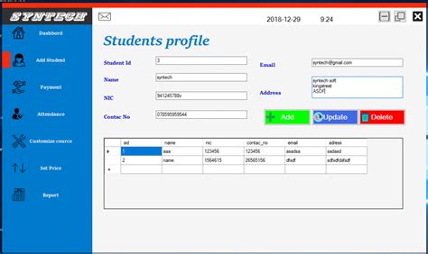 College Management System Project In C With Source Code