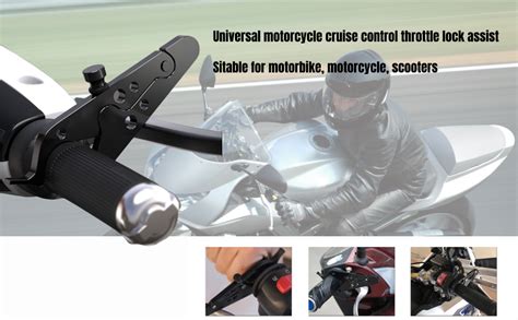 Yosoo Health Gear Verrou D accélérateur de Moto Régulateur de Vitesse