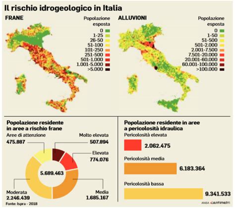 La Mappa Del Rischio Idrogeologico In Italia NextQuotidiano