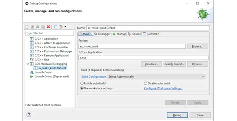 GCC Toolchain Eclipse Setup Guide Debug Configuration JBLopen