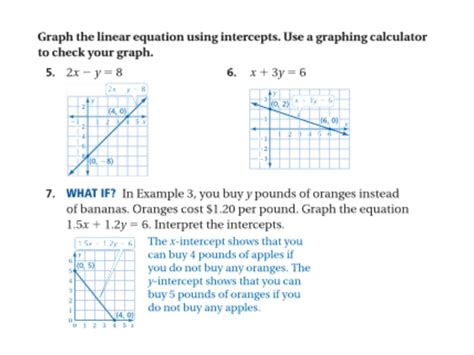 ch 4 lesson 5 graphing linear equations in standard form math algebra graphing linear