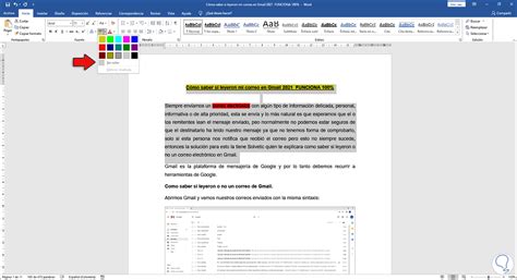 Resaltar Texto En Word 2019 Y Word 2016 FACIL Y RAPIDO Solvetic