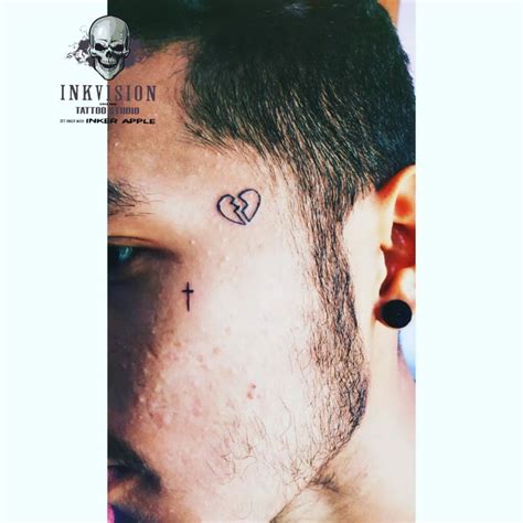 11 Broken Heart Face Tattoo Ideas That Will Blow Your Mind