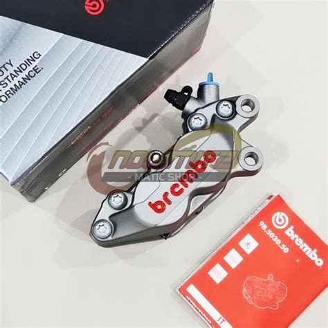 Jual Kaliper Caliper ORI Brembo 4 Piston 1 Pin Grey NMAX XMAX Aerox 155